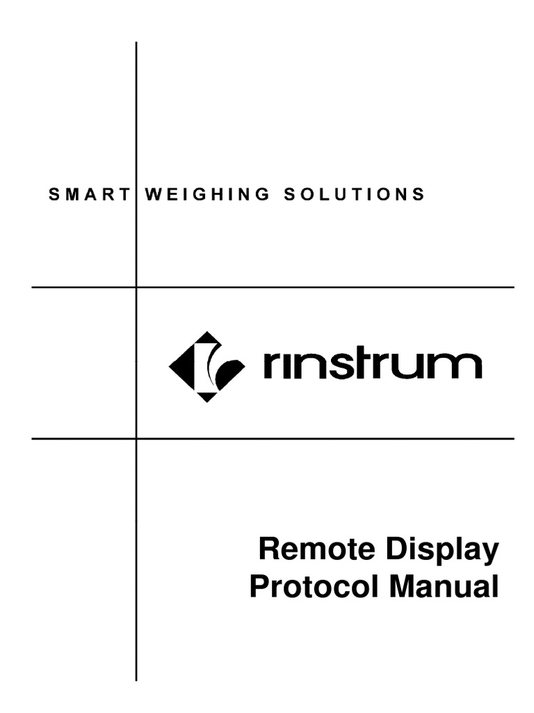 Rinstrum Protocols Manual | PDF | Computing | Computer Engineering