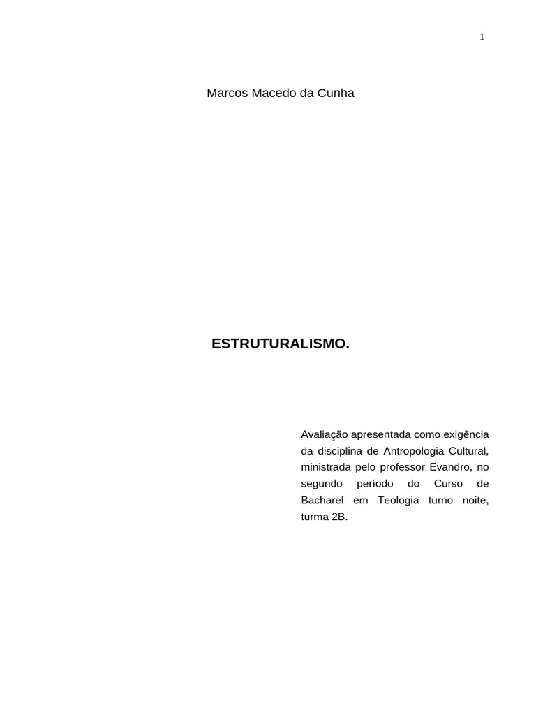 esquema 2 | PDF | Antropologia | Science