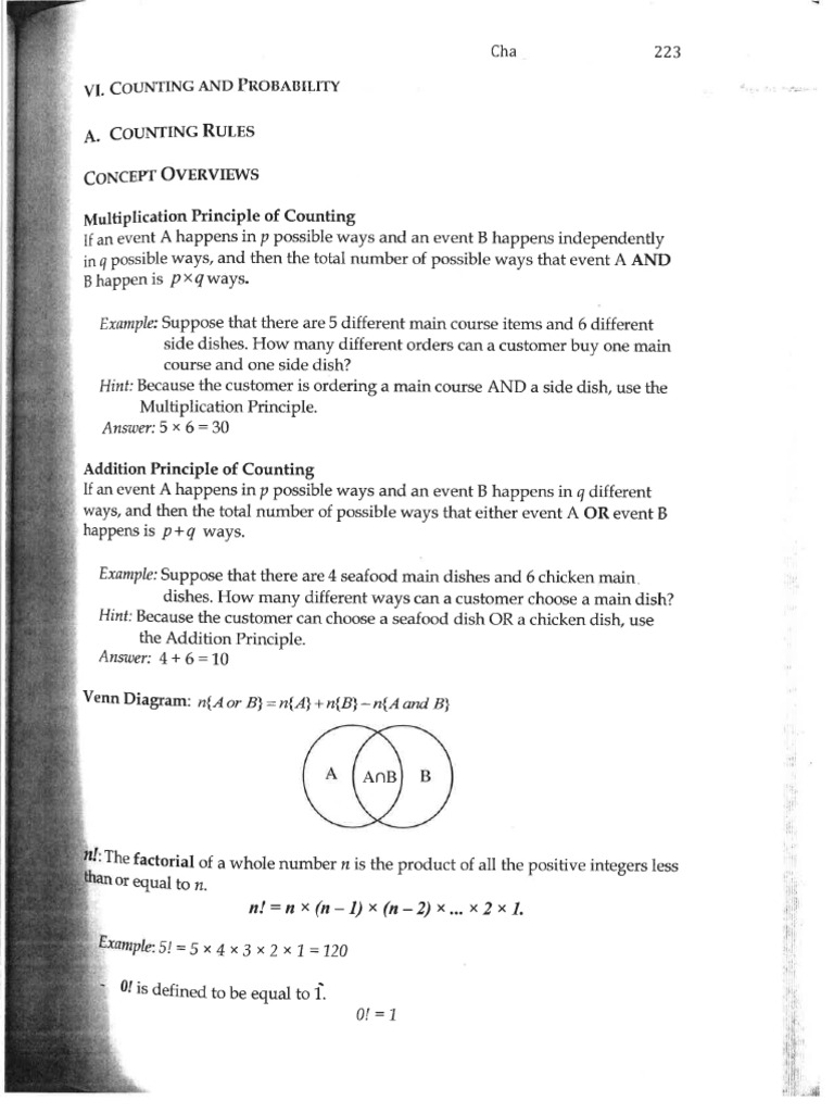 Counting Probability | PDF