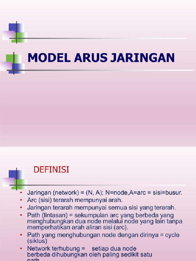 Model Aris Jaringan | PDF
