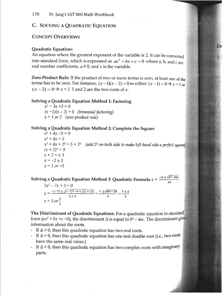 Quadratic System Inequality | PDF