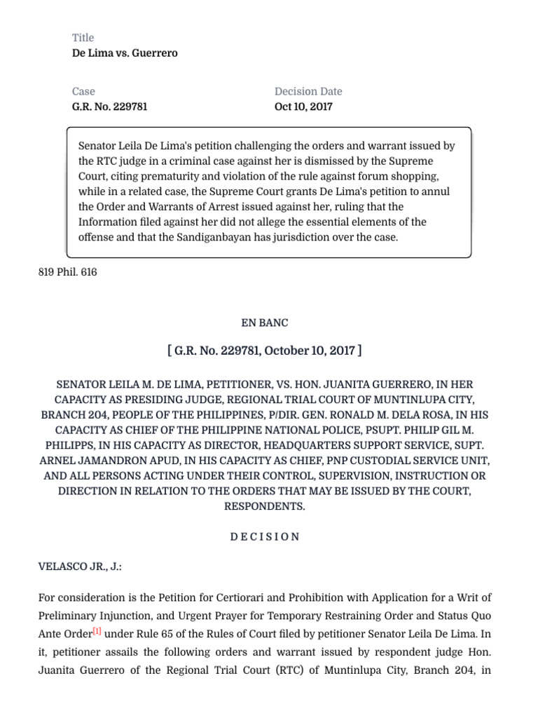 Fulltext Delima | PDF | Appeal | Injunction