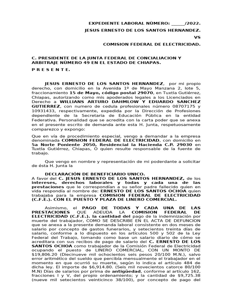 EXPEDIENTE LABORAL NÙMERO LIC FANNY 78 | PDF | Salario | México