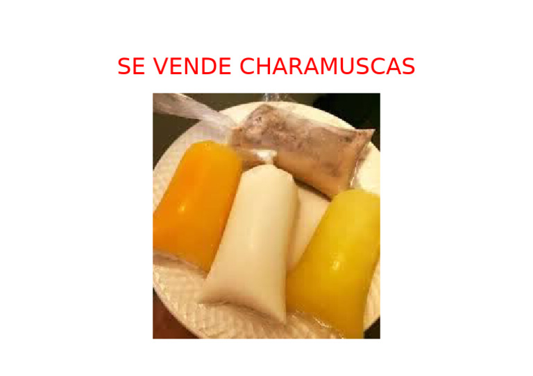 Se Vende Charamuscas | PDF