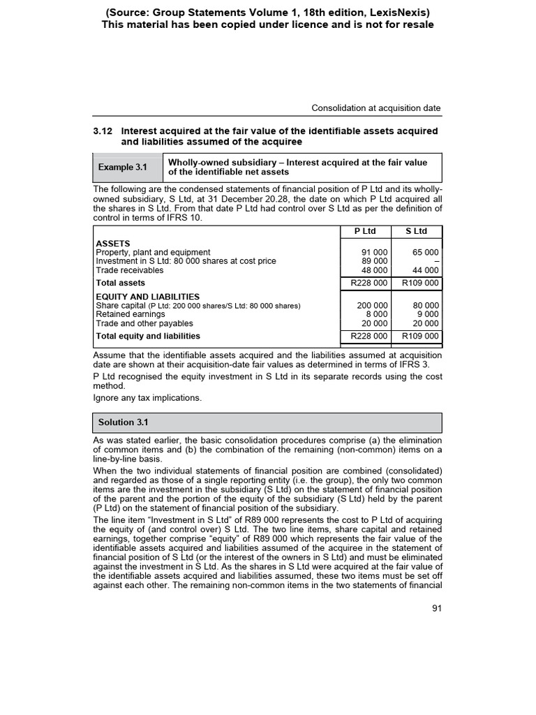 Group Statements Vol 1 - 18th Ed - Extracts For 2025 - Part 1 | PDF ...
