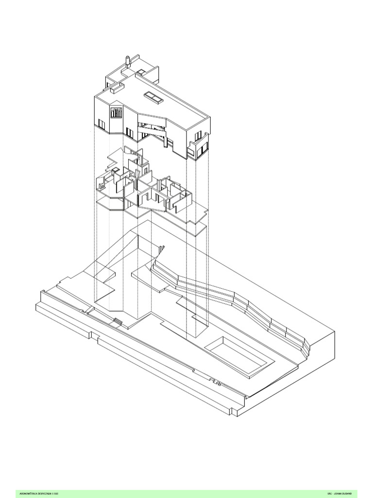 Axonometrica Para Hacer en Cad | PDF