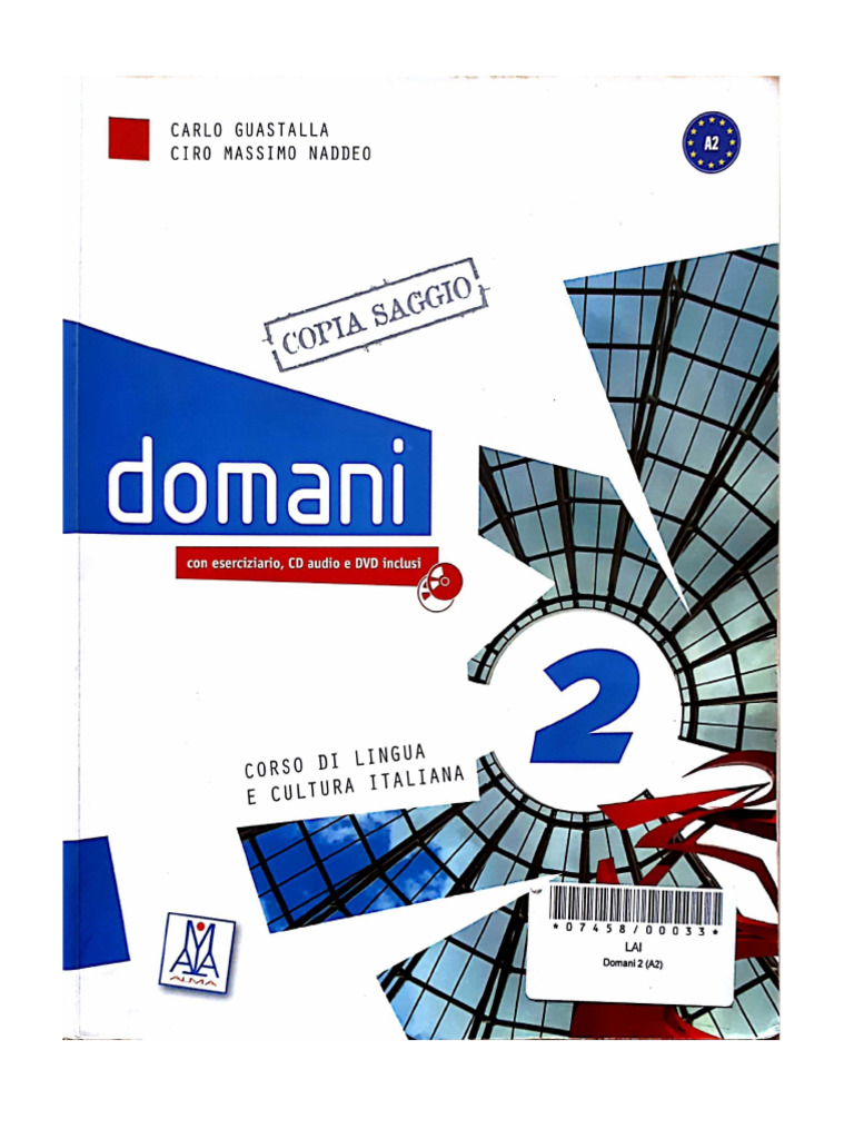 Domani 2 - Corso Di Lingua E Cultura Italiana | PDF