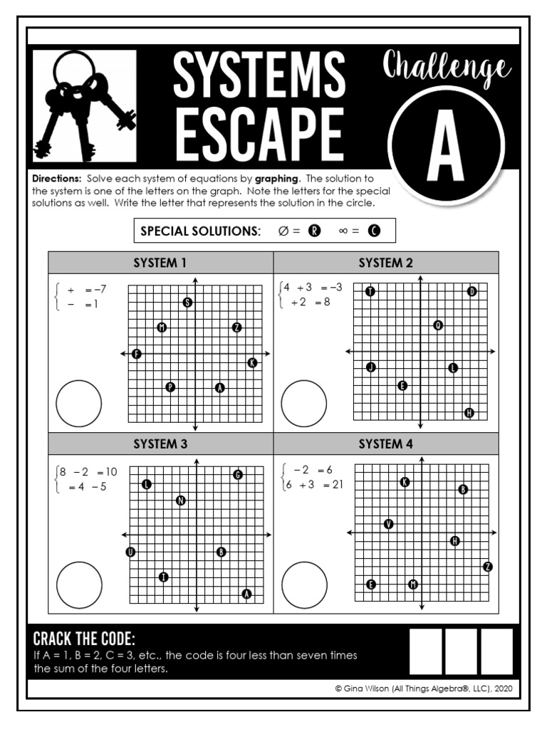 System escape room -Project | PDF | Equations | Mathematics