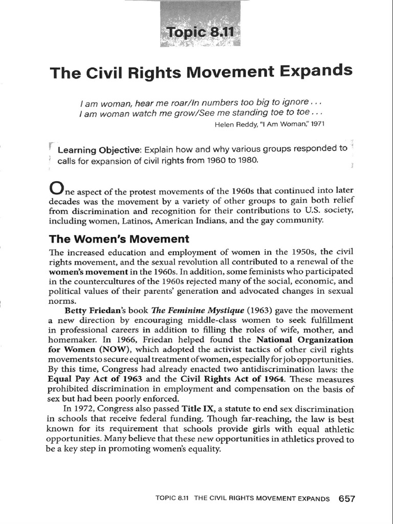 8.11+the+Civil+Rights+Movement+Expands Output | PDF | First Amendment ...