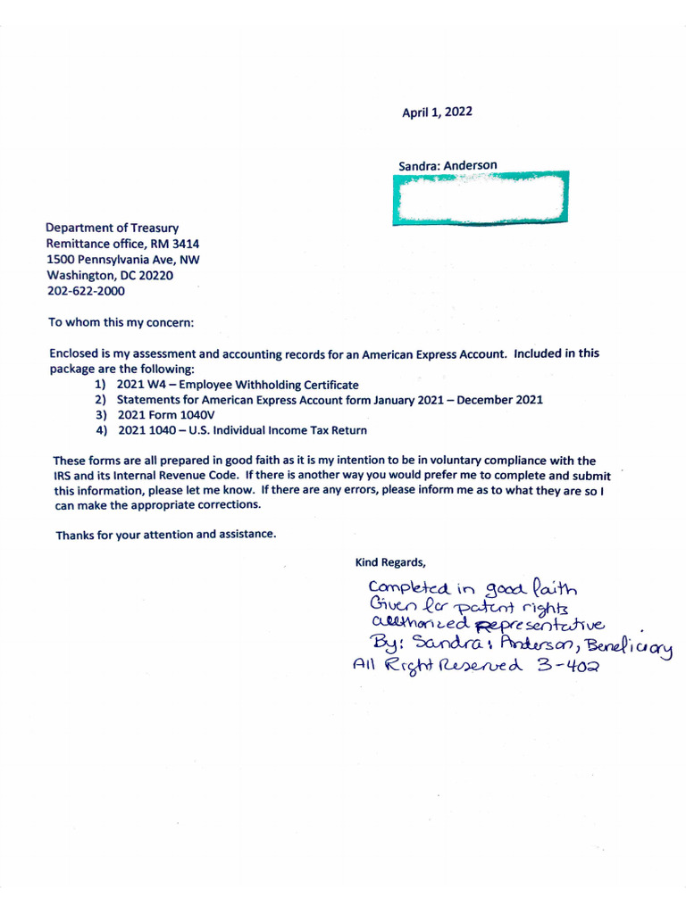 W4 American Express | PDF