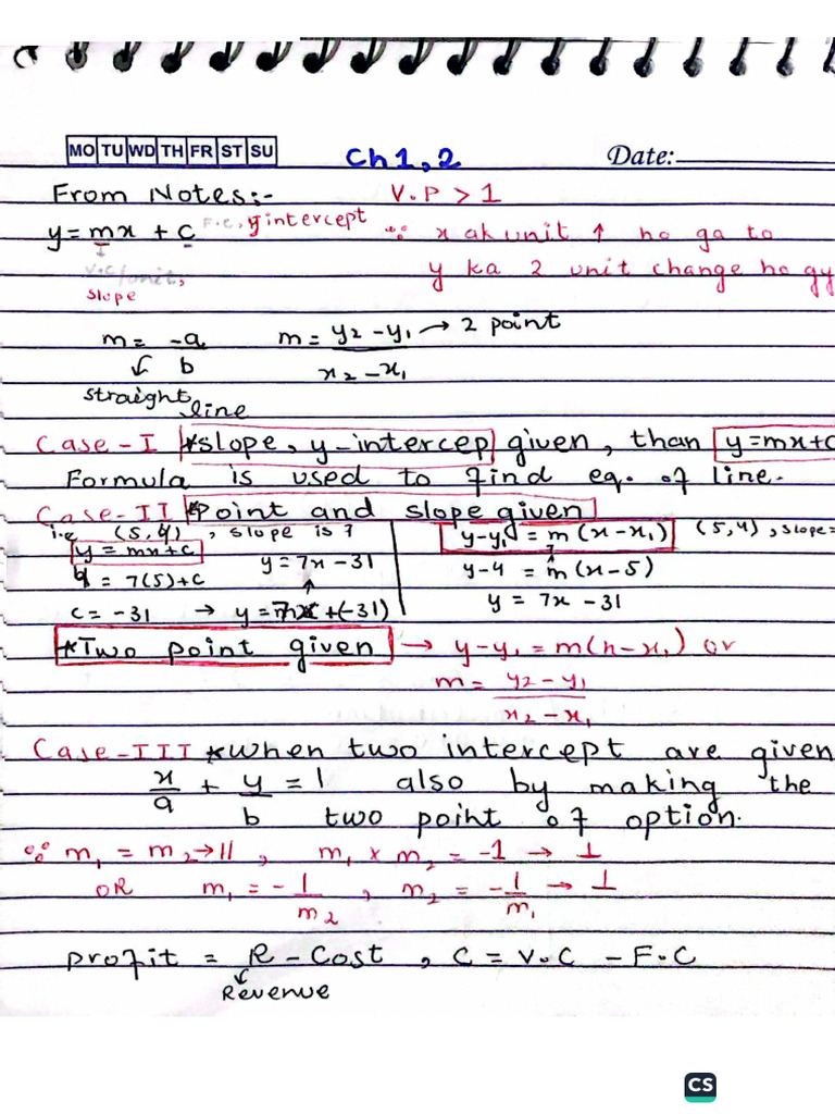 Prc 2 qmt summry chapter 1 to 4 | PDF
