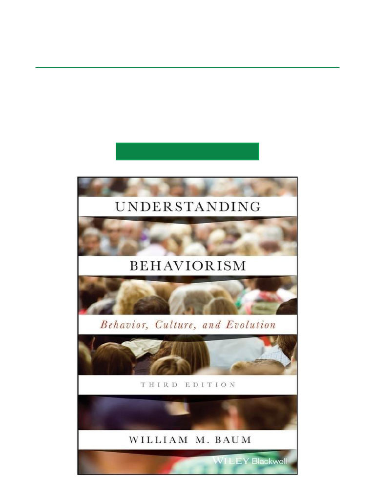 Understanding Behaviorism Behavior, Culture, and Evolution - 3rd Edition Digital EPUB Download ...