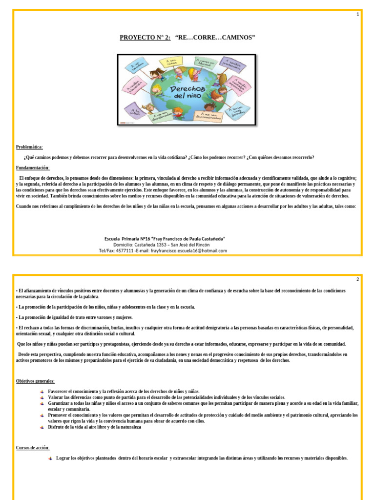 Proyecto 2 Tercer Grado Pdf Educación Primaria Conocimiento