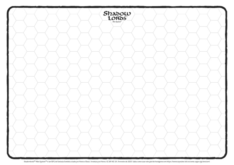 Shadowlords Mini System HEXGRID | PDF