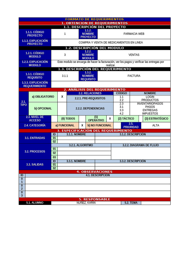 Formato Requerimiento | PDF