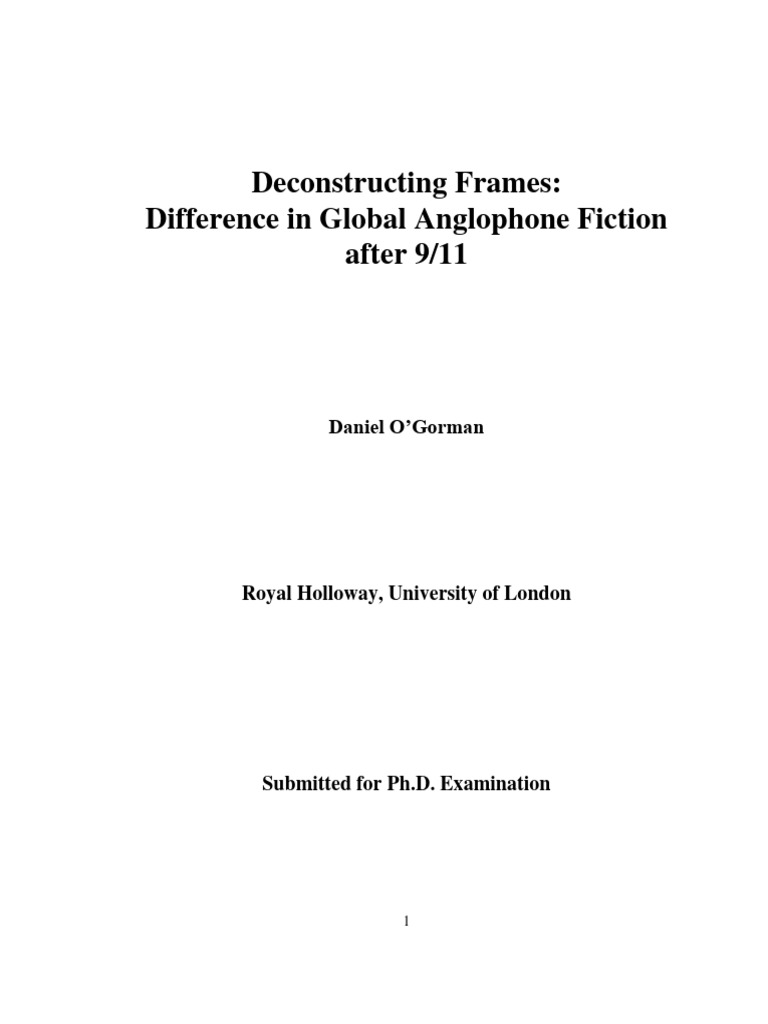 Compiled Thesis Revised | PDF | Empathy | Osama Bin Laden