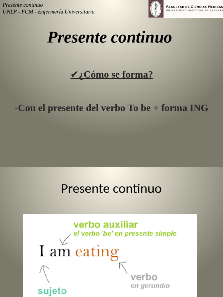 Presente Continuo | PDF