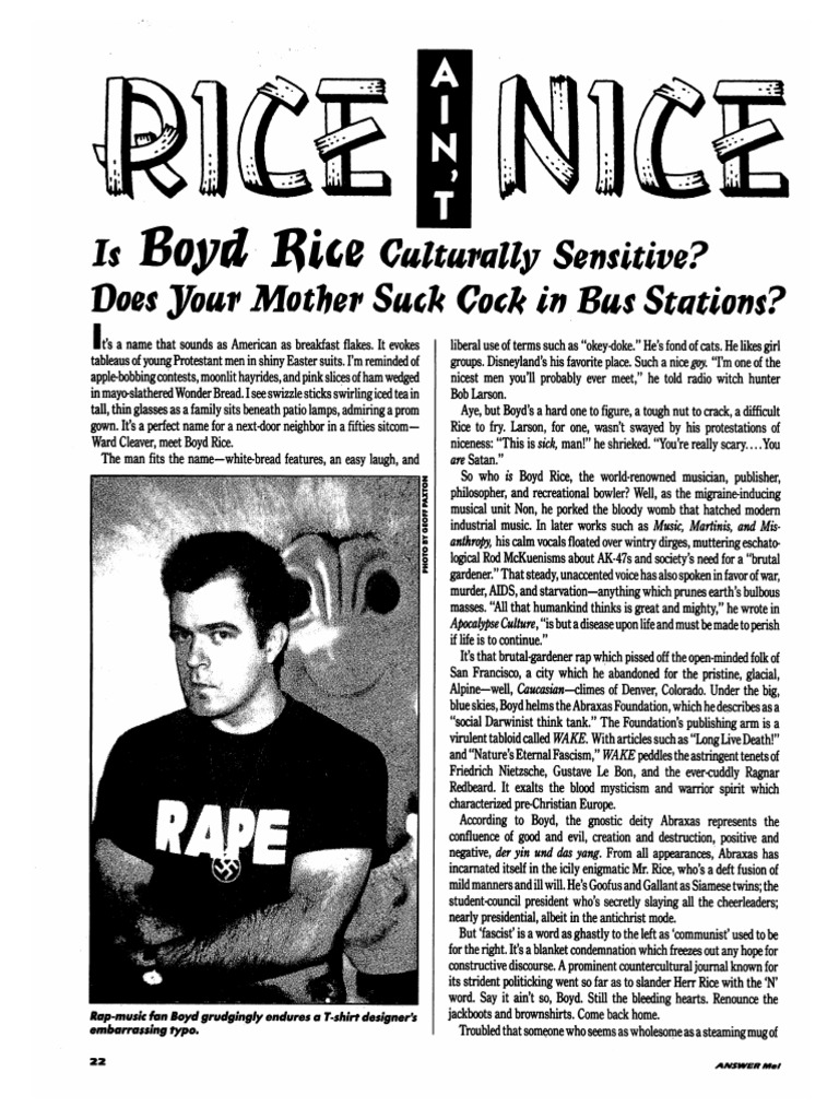 boyd rice | PDF