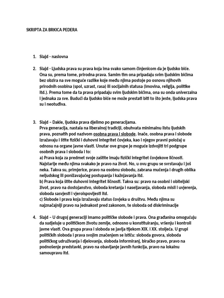 Skripta Za Brkic Imrana | PDF