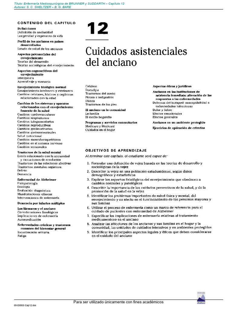 Cap12 Adulto y Anciano | PDF
