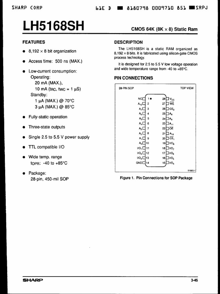 LH516 Datasheet | PDF