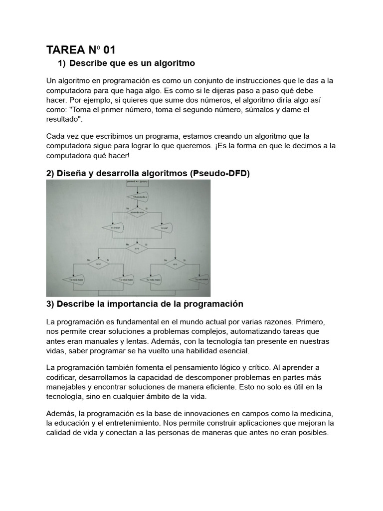 Tarea N 01 Senati | PDF