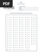 Plantillas Examen Tipo Test ABCD | PDF | Métodos y materiales de ...