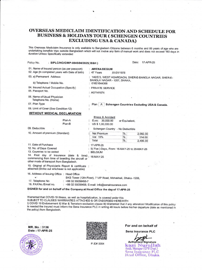 Amena Begum - 20250417 - 0001 | PDF | Bangladesh | Economy Of Asia