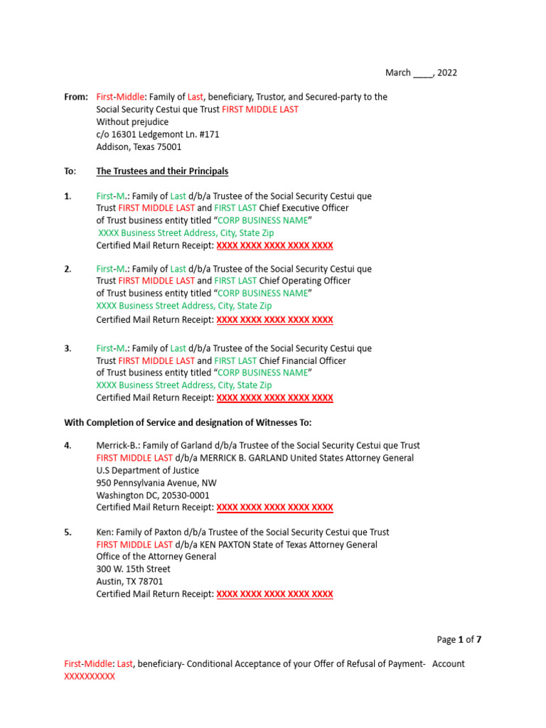 v2.0 Conditional Acceptance (Temp) - 14220648382542 | PDF | Fiduciary ...