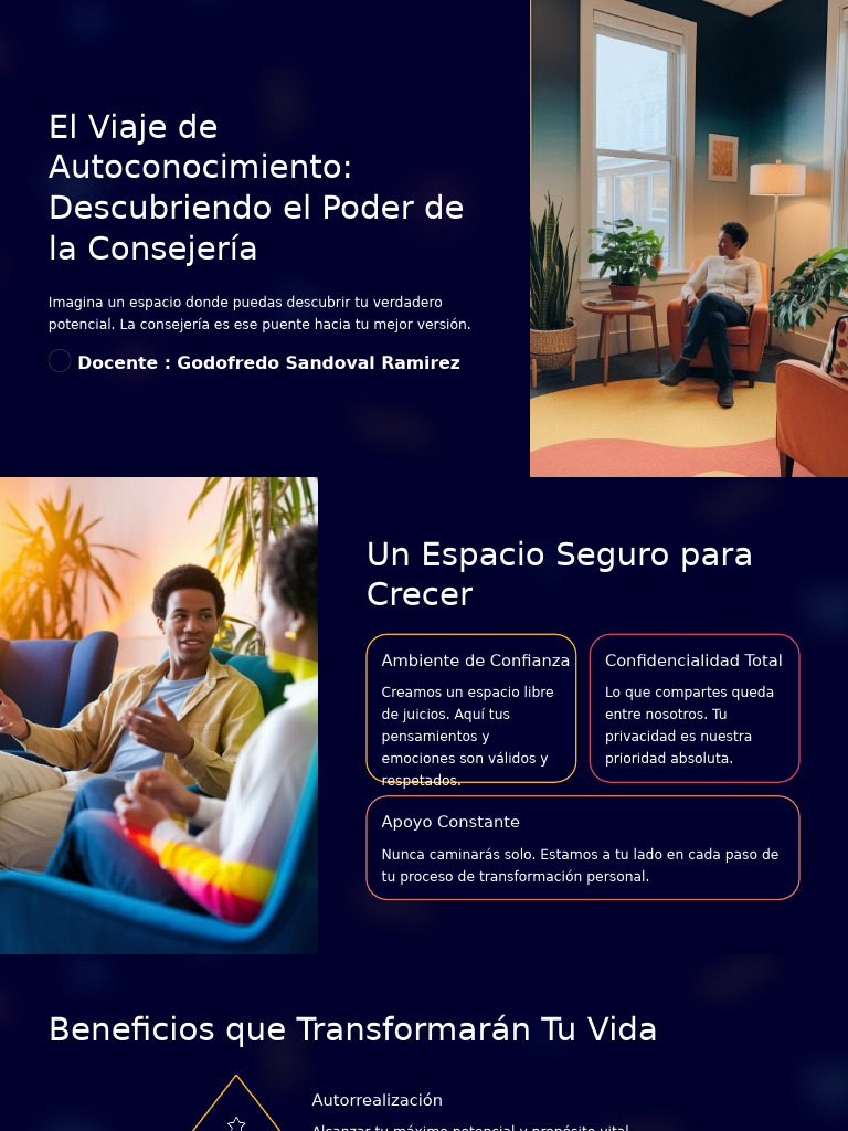 El Viaje de Autoconocimiento Descubriendo El Poder de La Consejeria ...