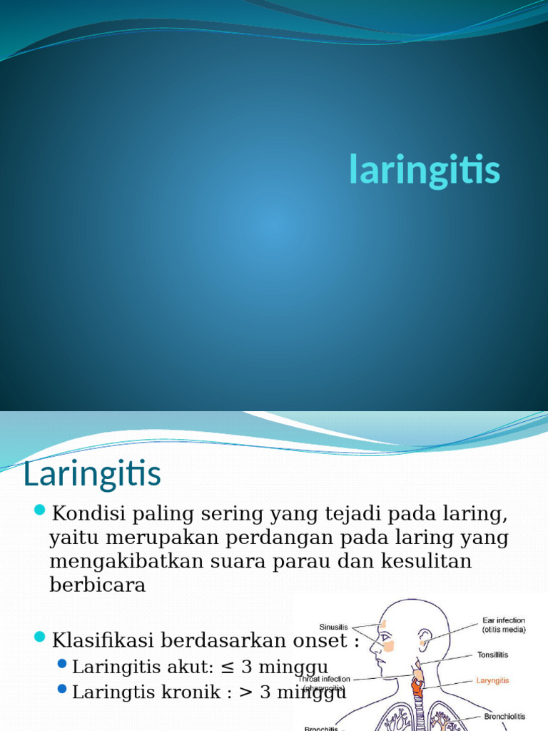 Laringitis | PDF