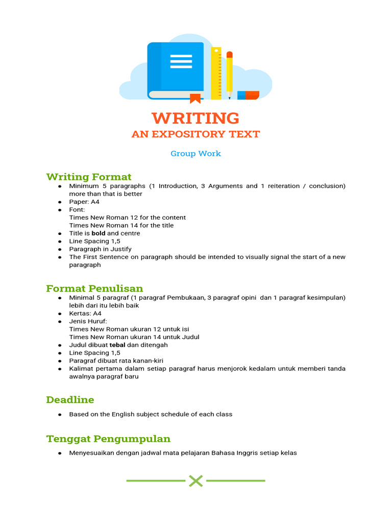 Format - Writing An Expository Text | PDF | Nutrients | Fat
