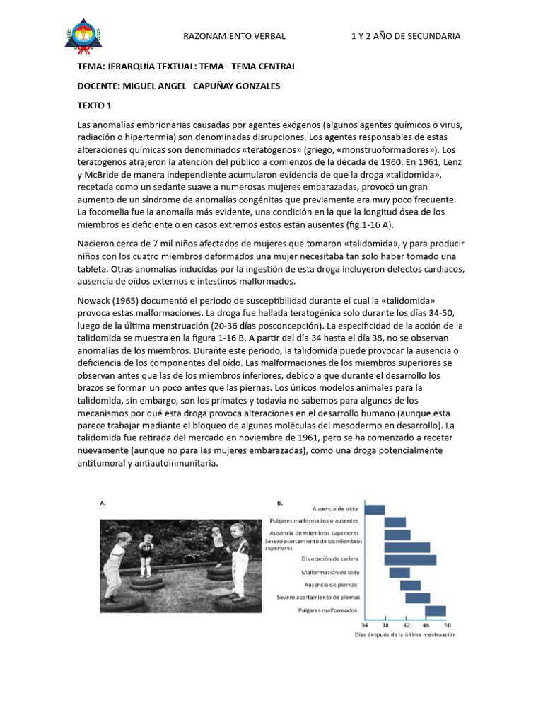 Efectos de la Talidomida en el Embarazo | PDF | El embarazo | Aborto