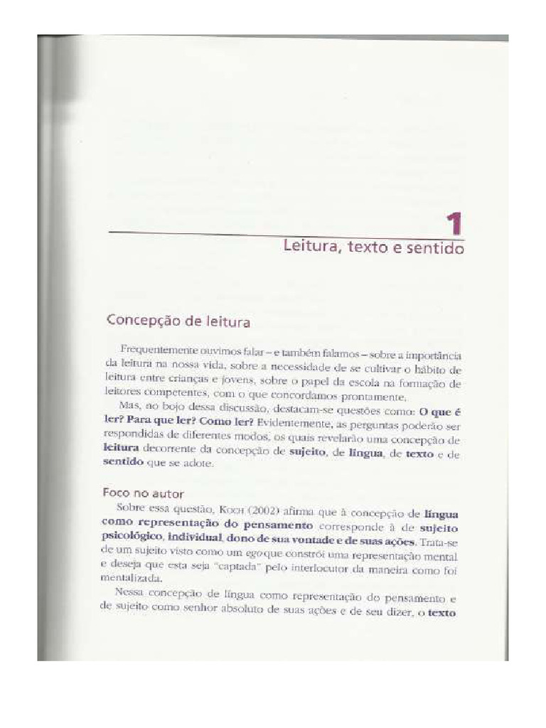 Ler e Compreender Ingedore Koch | PDF