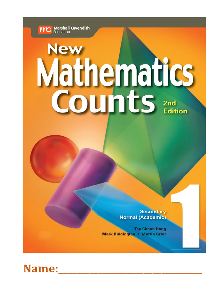 New Mathematics Counts 1 B5 | PDF | Mathematics | Science