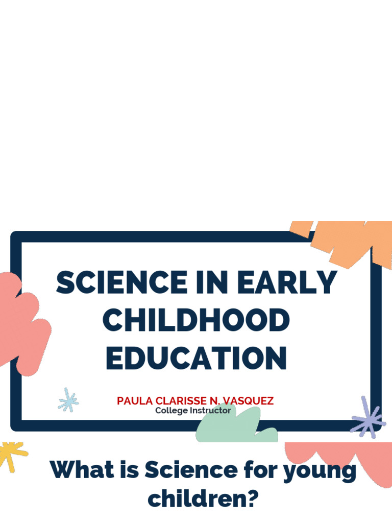 Science Concepts for Early Childhood | PDF | Science | Preschool