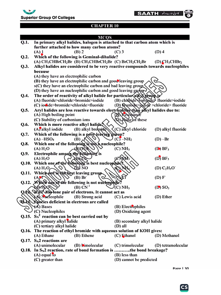 Chapter 10 (Second Year) | PDF