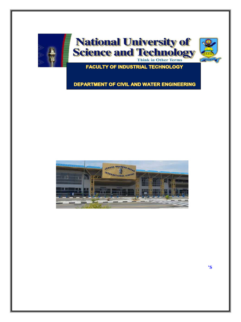 Final Year Project Nyasha Chipfupa | PDF | Airport | Runway