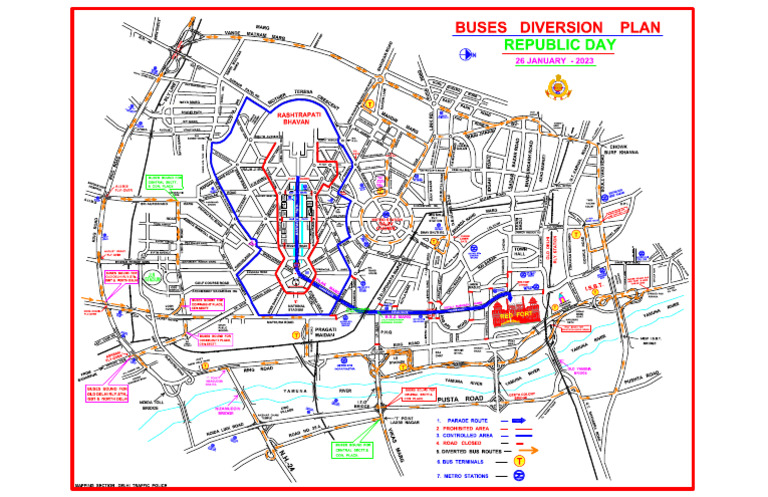 Buses Diversion Plan 2023 Model | PDF