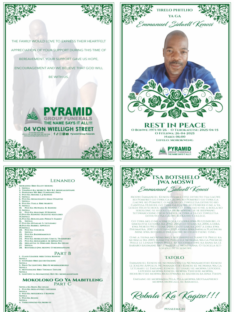 Pyramid Program 2504 Kenosi | PDF