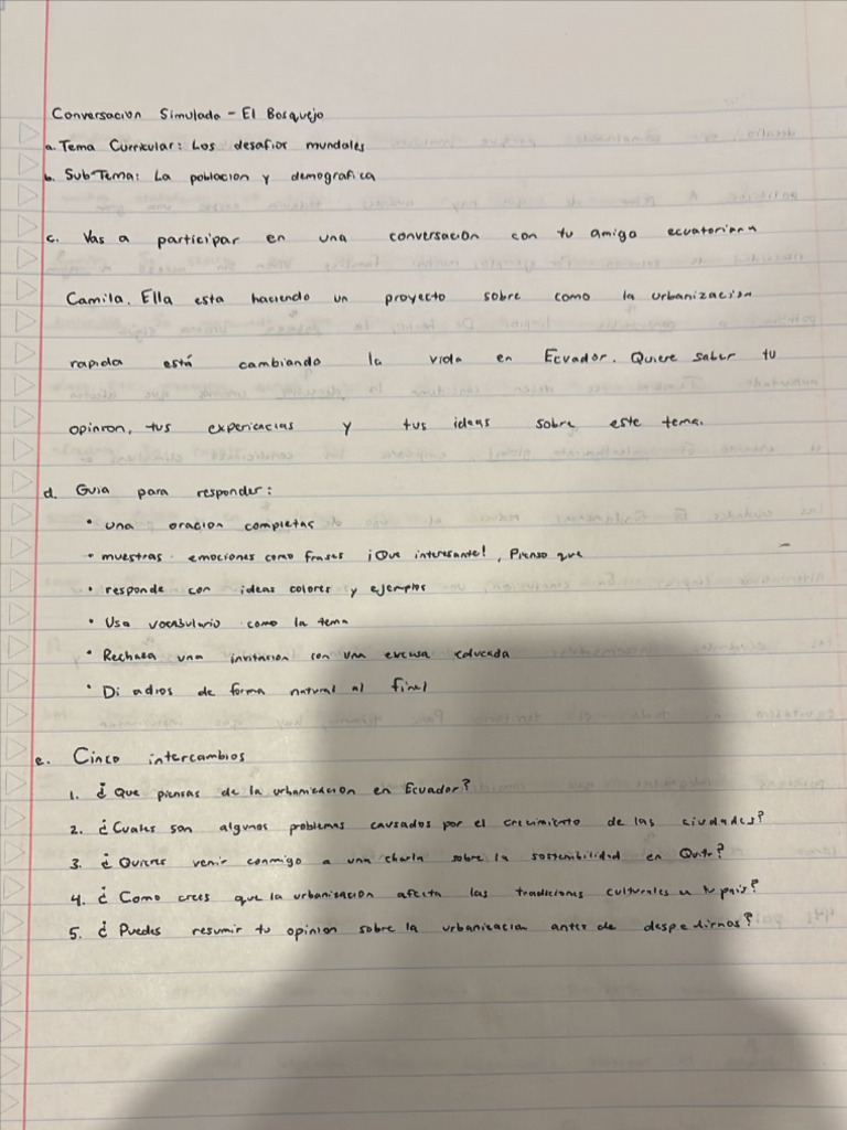 Conversacion Simulada PDF | PDF