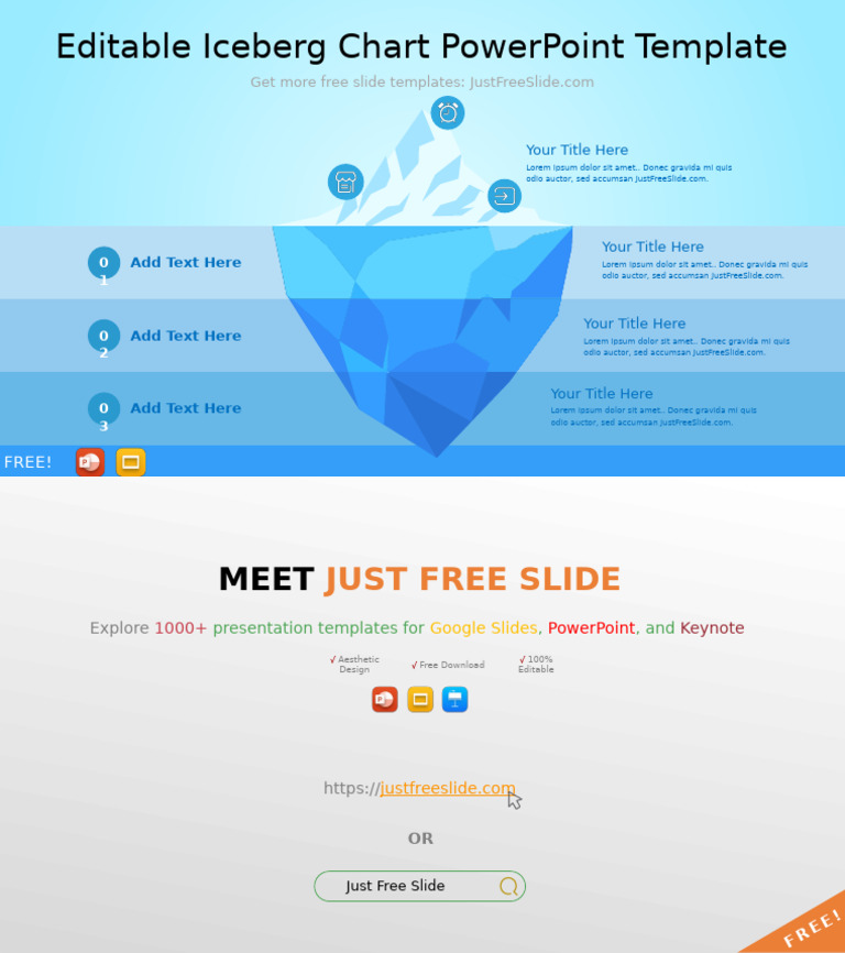 Free Editable Iceberg Chart Template | PDF