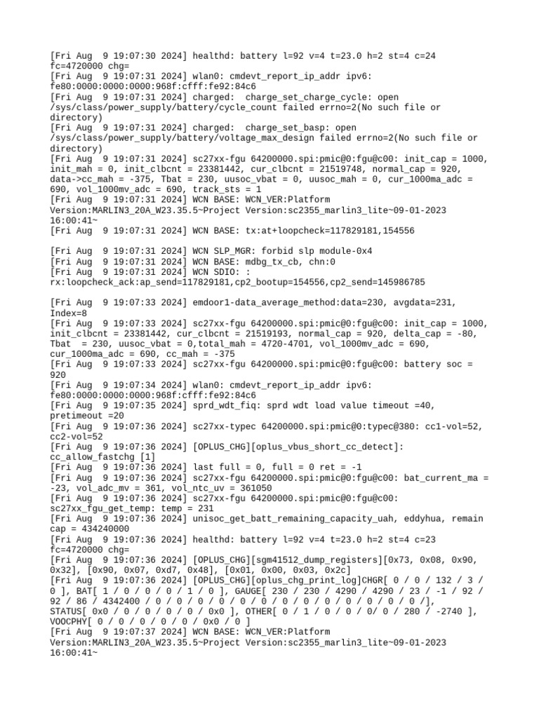 standby_kernel_log_2024_0809_193923 | PDF | Internet | Network Layer ...