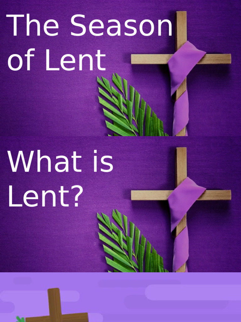 Lent Special Lesson | PDF