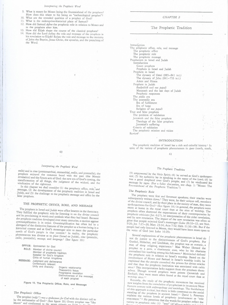 Intepreting The Profetic Word | PDF