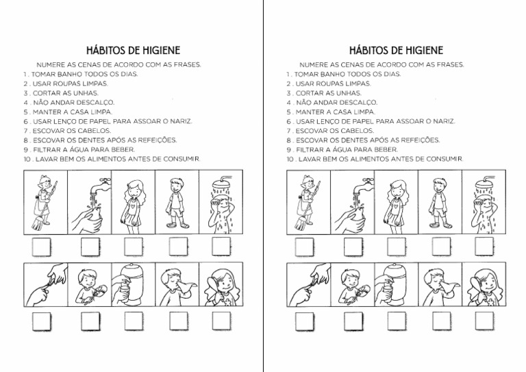 Alfabetizacao Natureza Sociedade 033 Habitos Higiene 2 | PDF