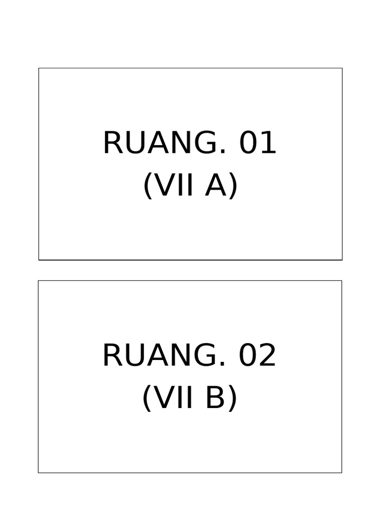 Nomor Ruangan Di Map Hijau | PDF