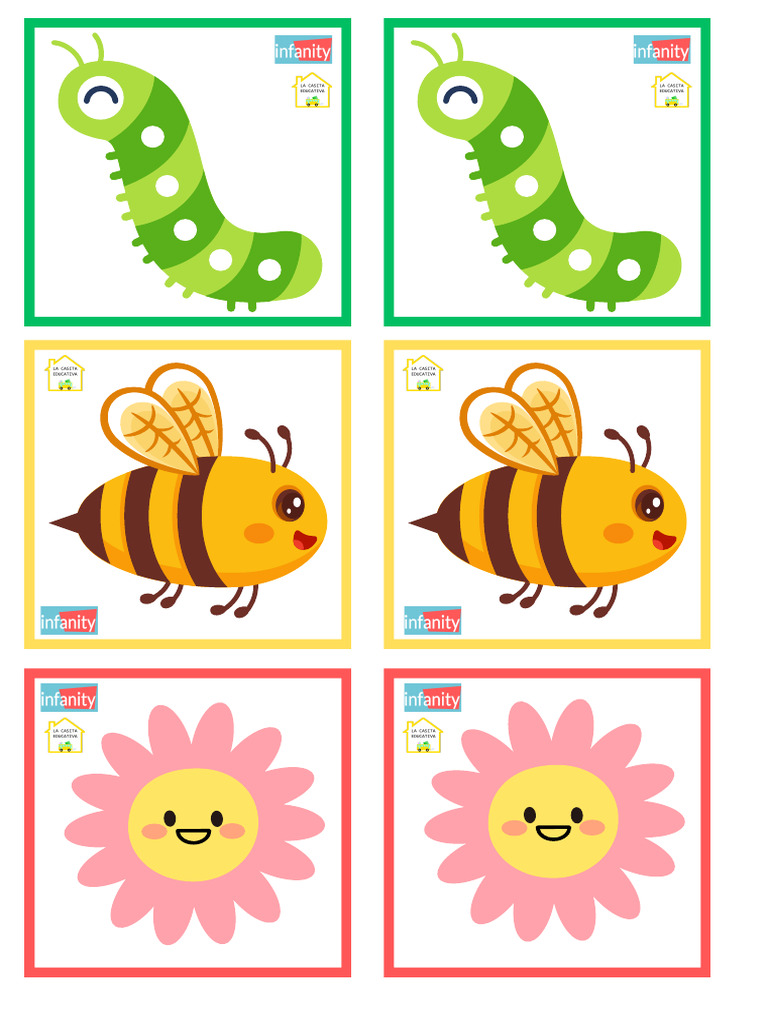 Memory de Primavera - Infanity & La Casita Educativa | PDF