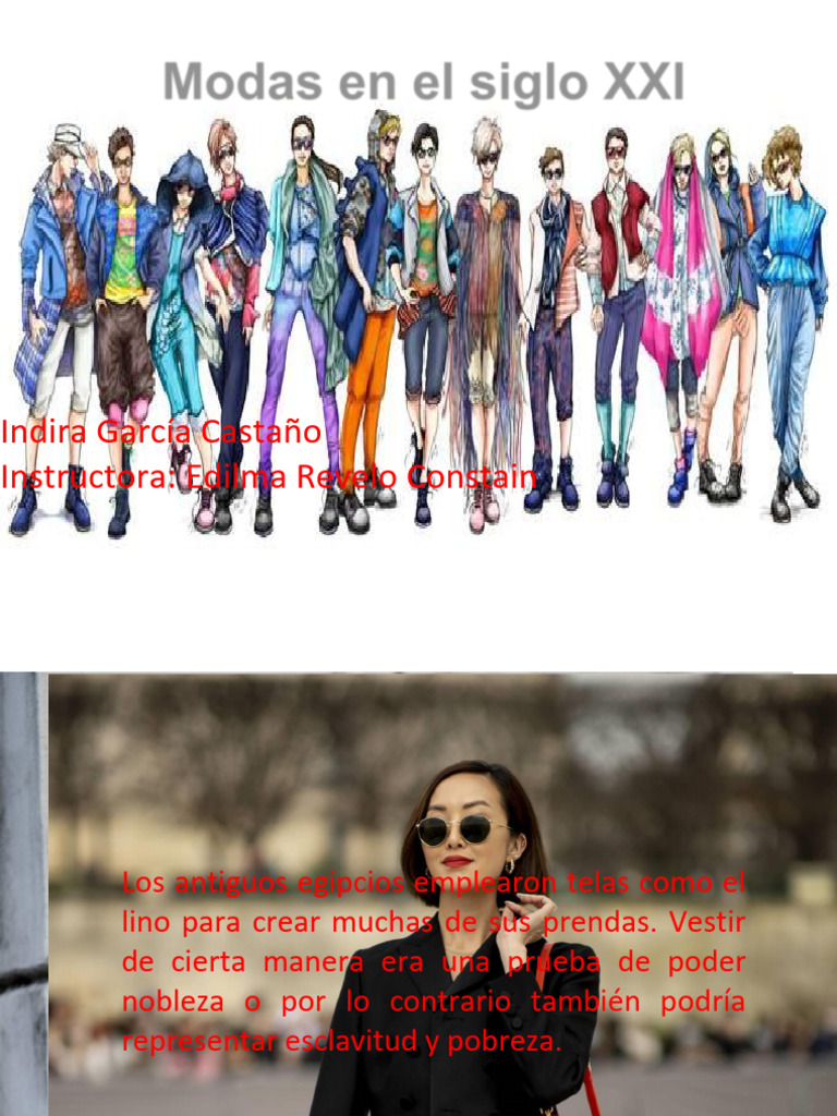 Intografia Sobre Lamoda en El Siglo XXI | PDF | Ropa | Moda