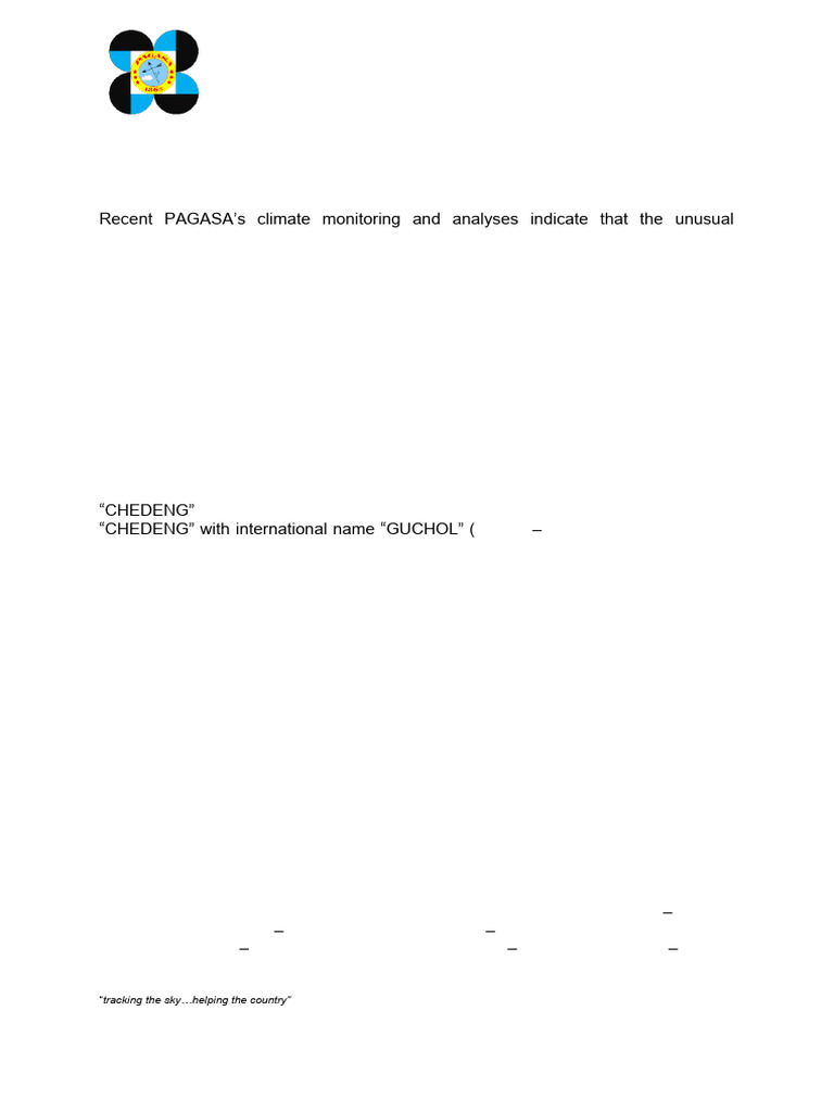 ENSO Advisory1 ElNiño OS | PDF | Atmospheric Circulation | Storms